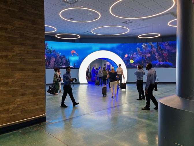 inside the port building | Cruise Stories